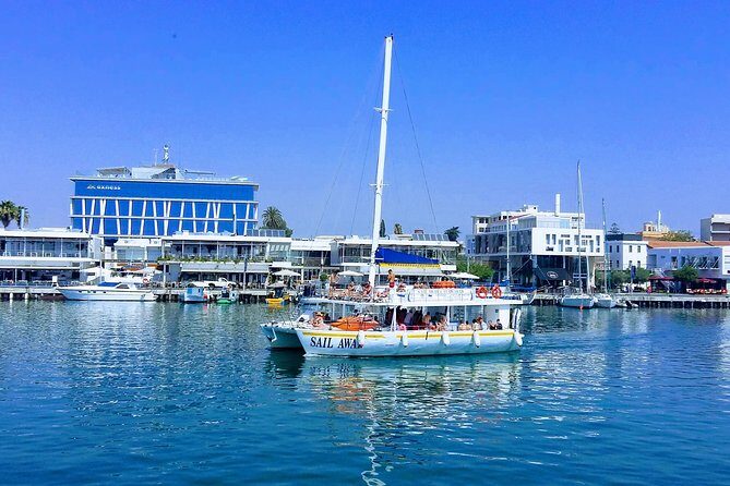Full-Day Family Catamaran Cruise from Limassol with Lunch