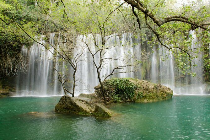Full-Day Tour of Kursunlu Waterfalls, Aspendos, and Ancient Ruins of Side From Alanya