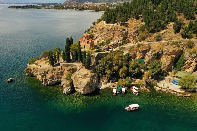 Ohrid: Old Town Panoramic Boat Cruise and Tito's Residence
