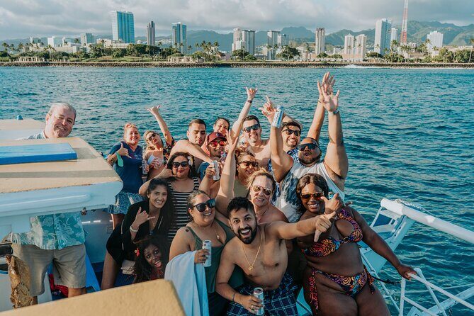 Paradise Waikiki Sunset Cruise + LIVE DJ + SWIMMING - Authentic Experiences from Travelers