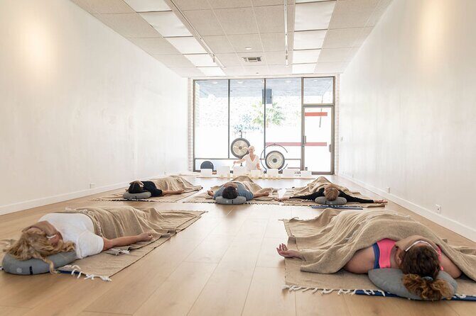 Restorative Soundbath in Palm Springs - The Mountain View and the Studio’s Ambience