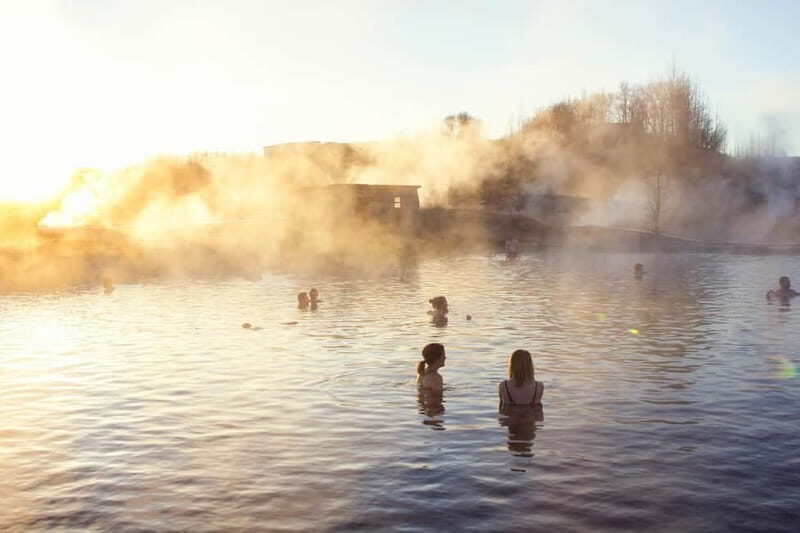 Reykjavík: Glacier Snowmobile and Hot Springs with Pickup
