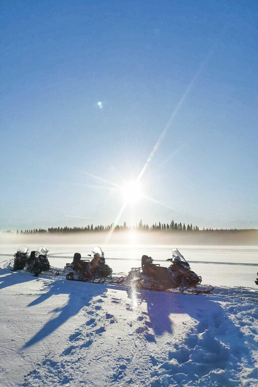 Rovaniemi: Snowmobiling and Ice Fishing - The Campfire Experience: Authentic and Warm