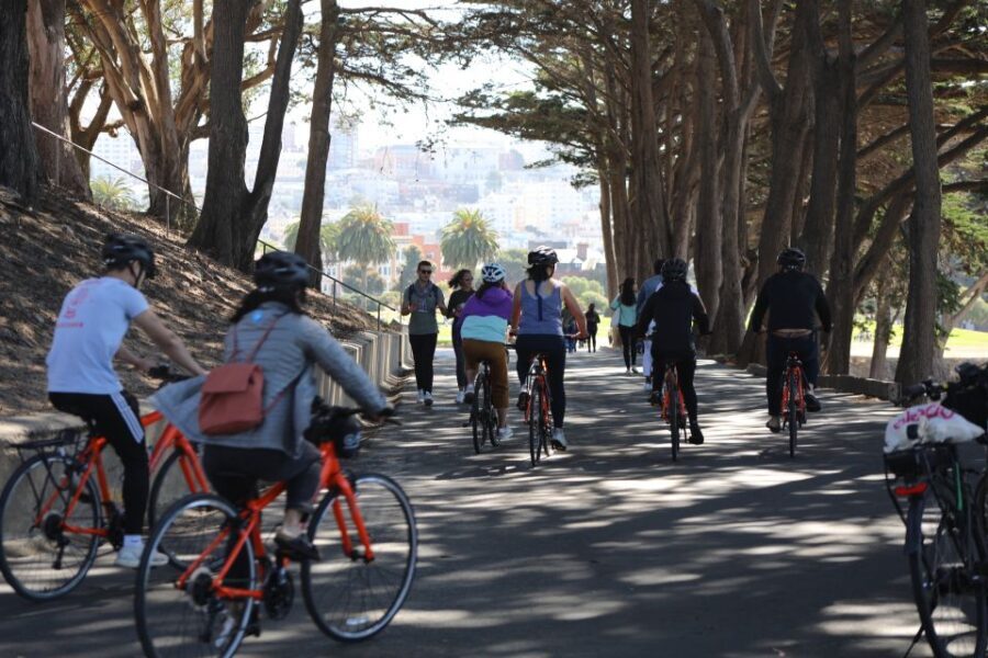 San Francisco: Golden Gate Park Bike or eBike Rental w/ map - Extended Ride to the Golden Gate Bridge