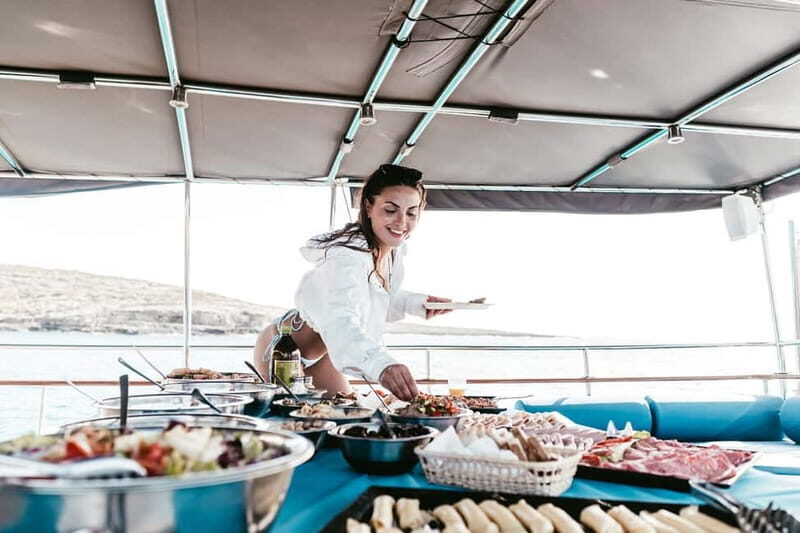 Sliema: Three Bay Cruise with Lunch & Optional Transfers