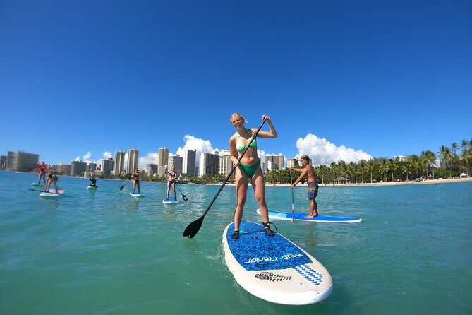 Stand Up Paddle Open Group Lesson with Waikiki Courtesy Shuttle - The Transportation and Timing