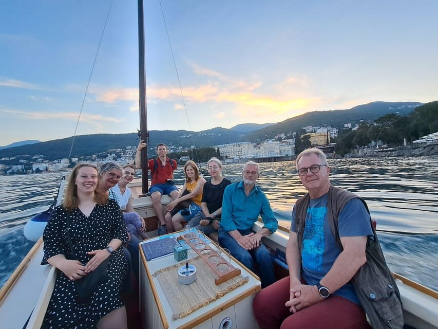 Sunset Ride Opatija on Madonnina Boat Tour