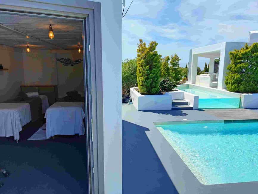 Akrotiri: Bride & Groom Massage Ritual & Day pool access