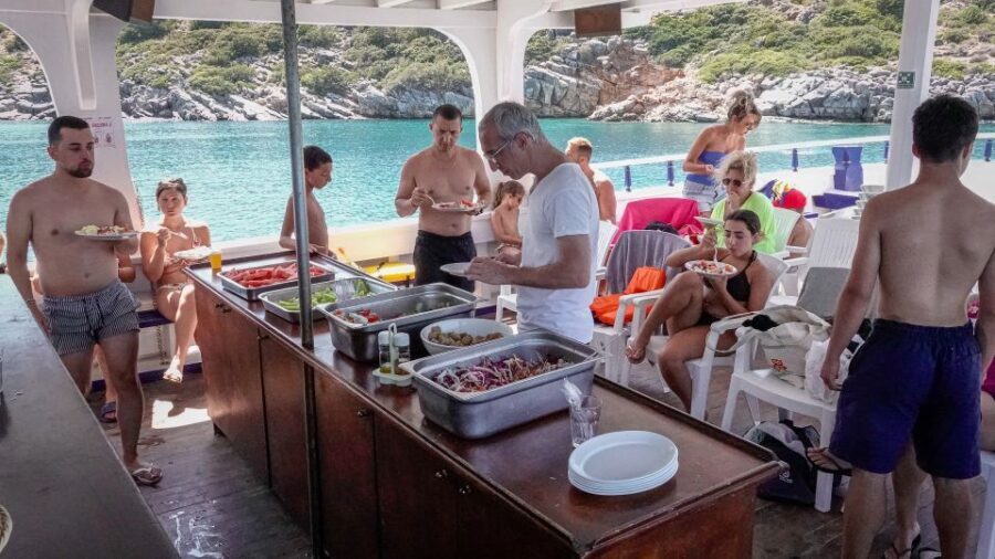 Boat tour Panorama Spinalonga with BBQ and Agios Nicolaos