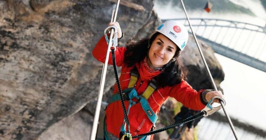 Dín:Via Ferrata Climbing Adventure in Bohemian Switzerland