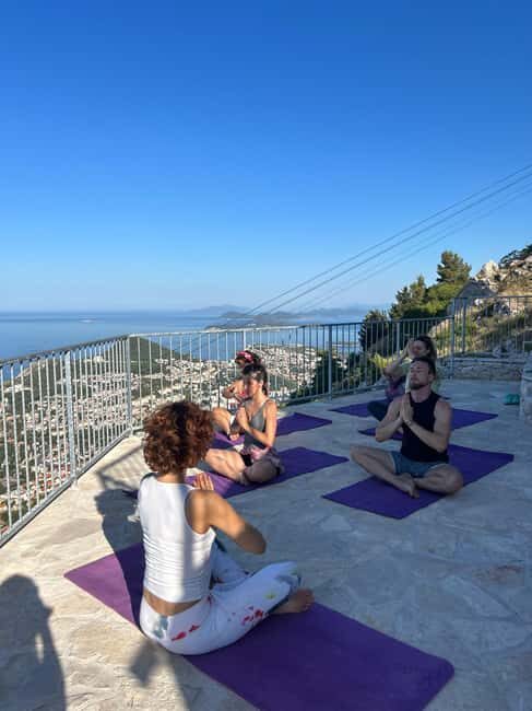 Dubrovnik: Sunrise Hike Mt. Sr + Sunrise Yoga at viewpoint.