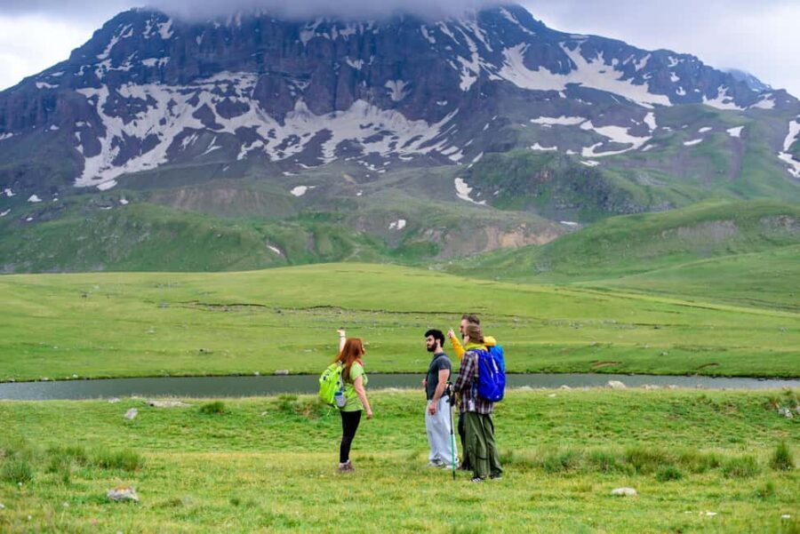 Hike to Rapi Lake and Aragats Northern Wall