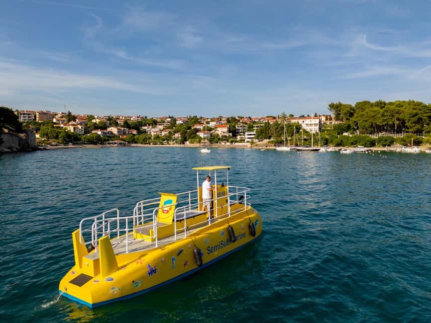 Krk: Yellow Semi-Submarine Tour