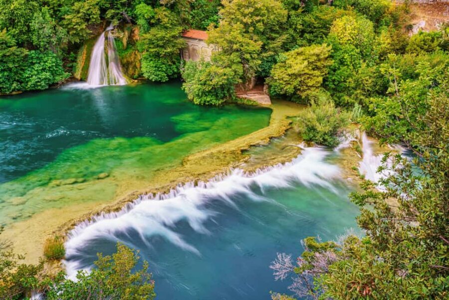 Makarska: Krka National Park Day Trip with ibenik Visit
