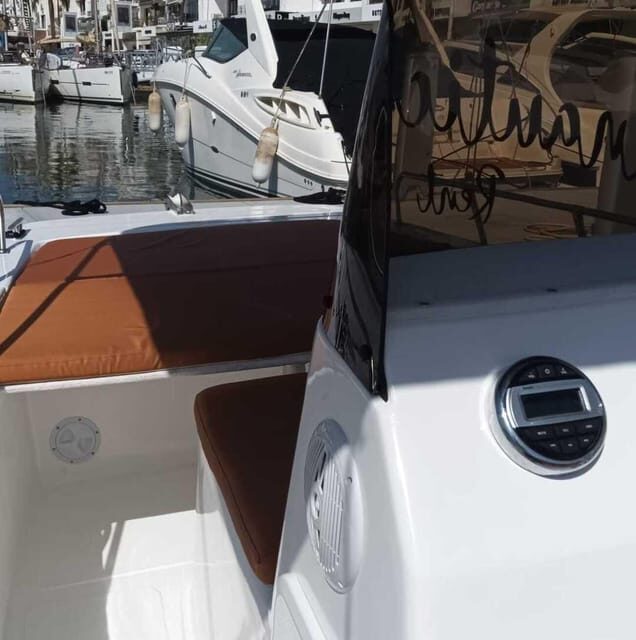 Marbella: License-free Boat Rental for dolphin watching