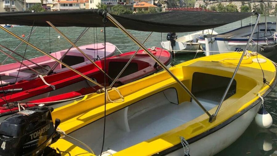 Omi: Cetina River Boat Rental with Beer Garden Stop