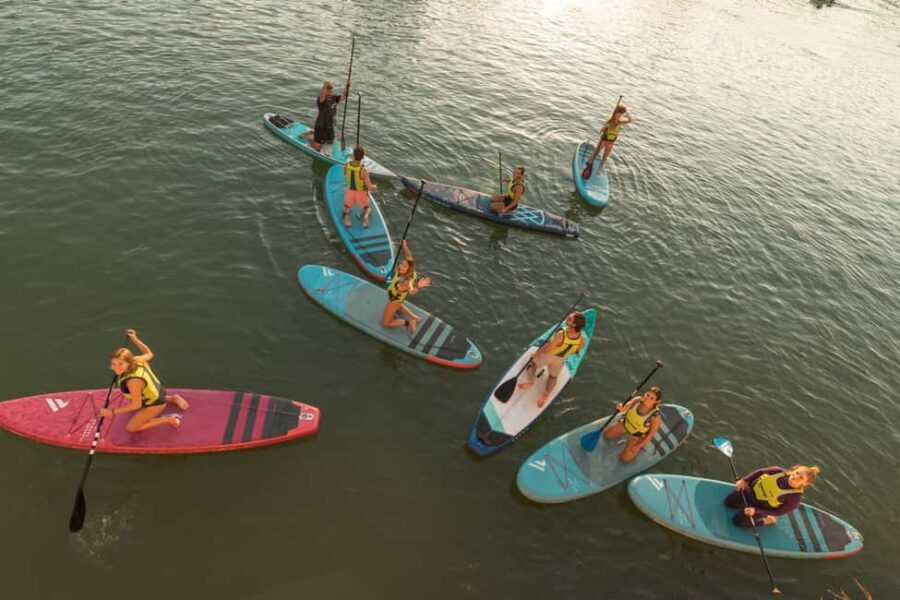 Paddle surfing routes and classes in Zahara de los Atunes