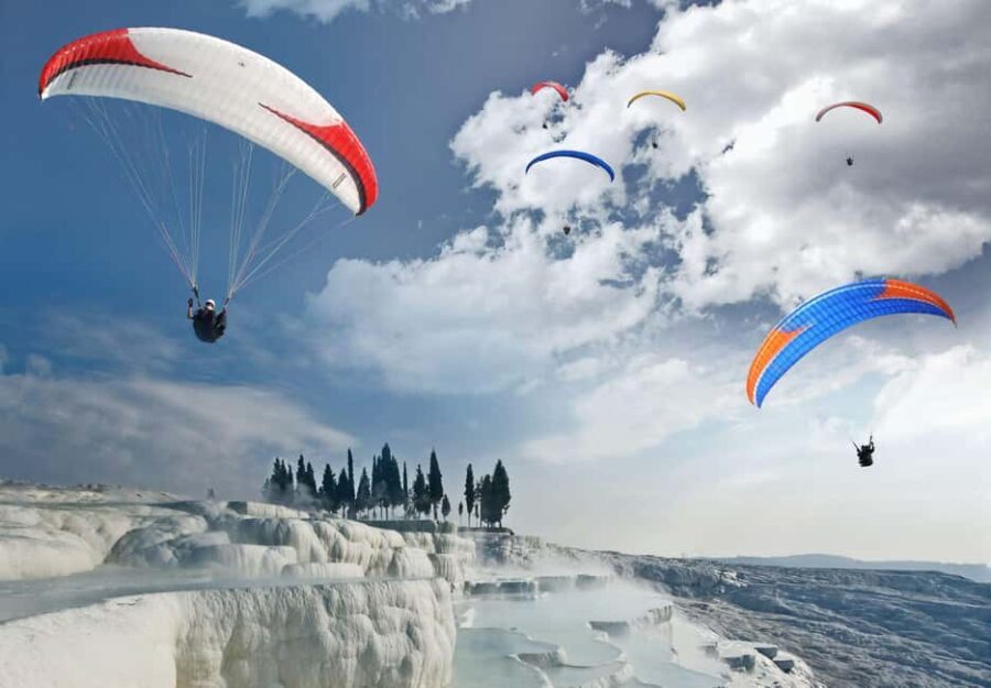 Pamukkale: Paragliding Tour w/ Scenic Views & Hotel Transfer