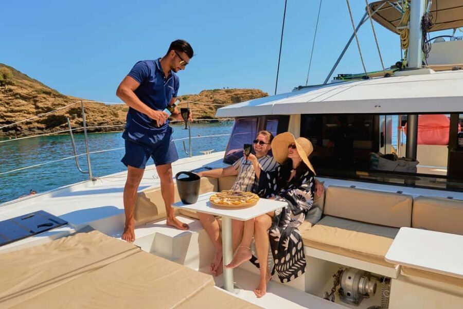 Panormo Catamaran Cruise: Swim, Snorkel & Gourmet Lunch