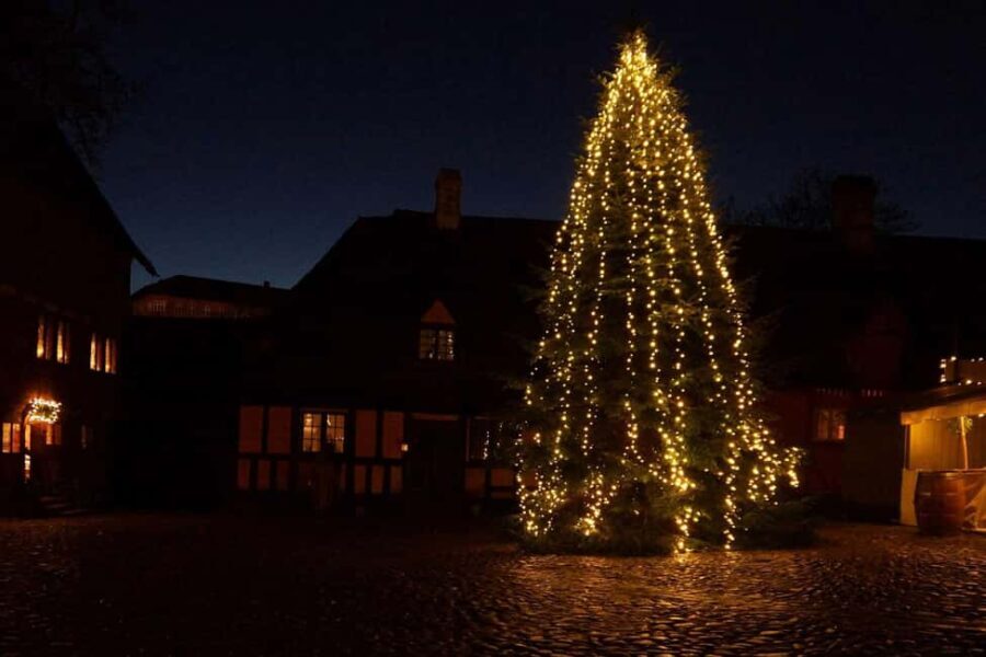 Unique Christmas Market in the Old City in Aarhus