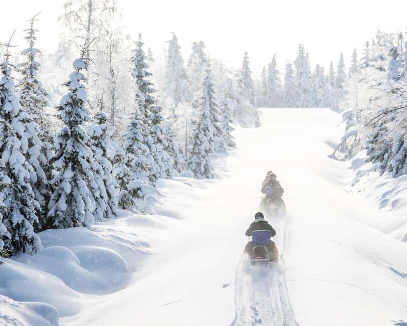 Vuokatti: Snowmobile Safari with Lunch at Haapala BnB