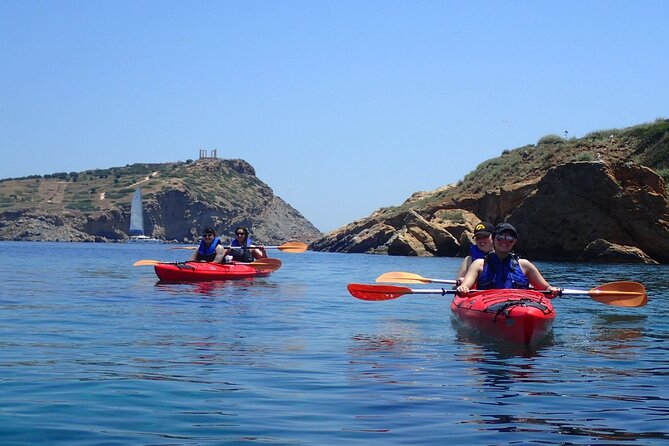 Athens Sea Kayak Tour to the Temple of Poseidon with entrance fee and lunch
