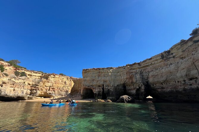Benagil Kayak to the Caves and Secret Beaches with Licensed Guide