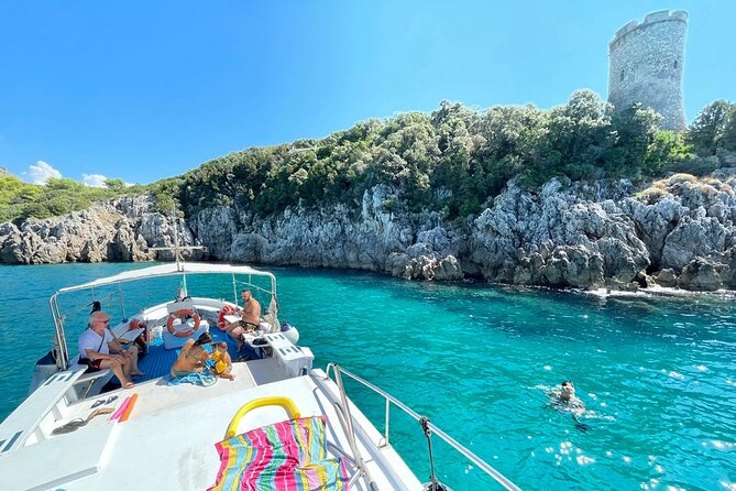 Boat excursion to Gaeta with a stop for swimming and snorkeling 2 HOURS