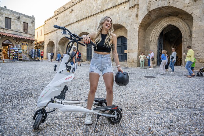 Explore the Medieval city of Rhodes on scooters - 2 hours