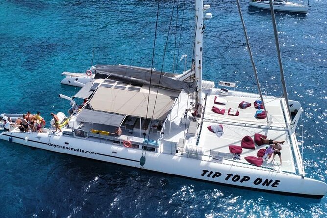 Full-Day Catamaran Cruise with Lunch in Island of Malta