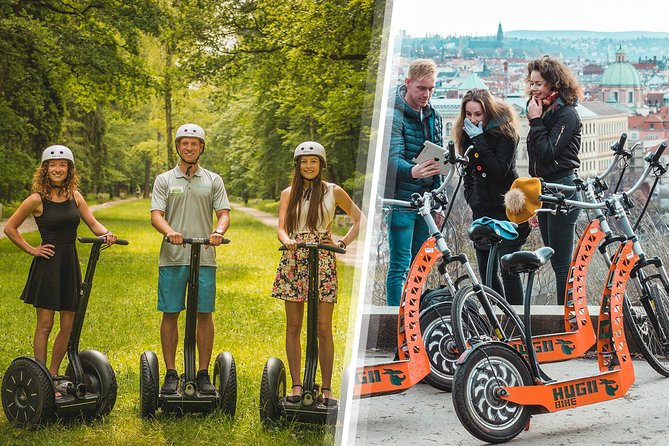 Prague Segway & E-Scooter Grand City Tour with Hotel Pick Up