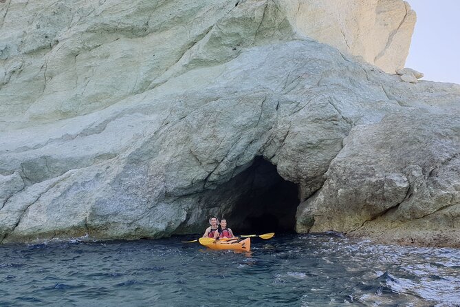 Santorini Sea Kayak - South Discovery, Small Group incl. Sea Caves and picnic
