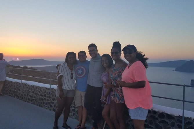 Santorini Sunset Wine Tour with Santo Winery Views