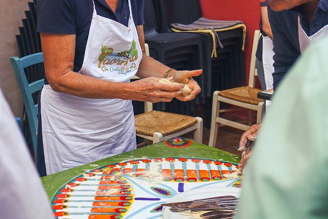 Sicilian Cooking Class and Market Tour in Taormina