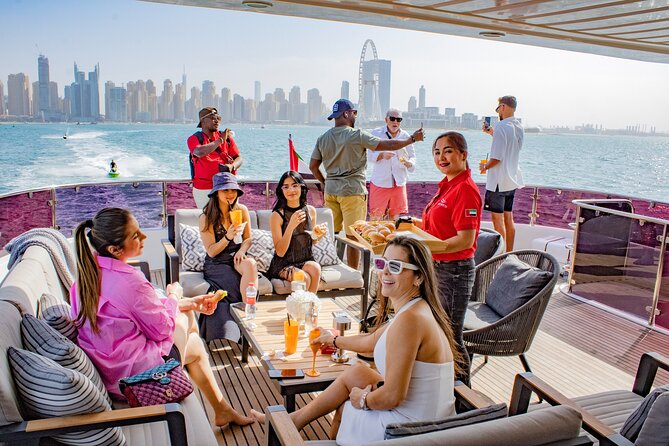 Dubai Harbour Super Yacht Experience with gourmet & Drinks - Authentic Traveler Perspectives