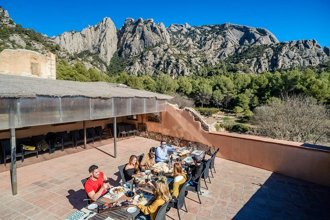Montserrat Lunch & Wine at Farmhouse Small Group from Barcelona - Transportation and Duration