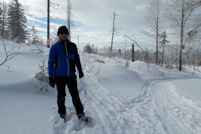1-day Private Snowshoe Hike in the Gorce Mountains near Krakow