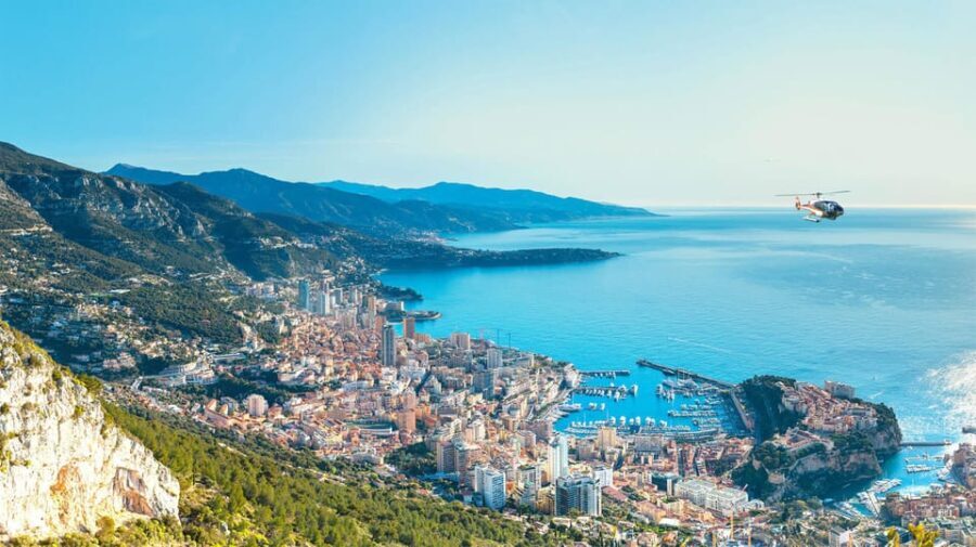 10-minute panoramic flight from Monaco