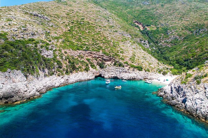 Vlore: Dafina Bay and Haxhi Ali Cave Private Speedboat Tour - Key Points