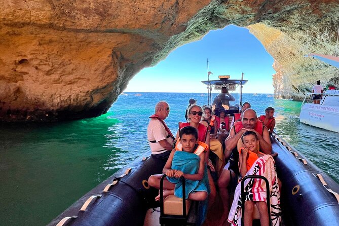 Benagil Caves & Praia da Marinha with multilingual guide