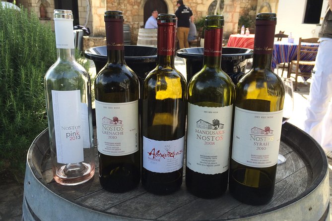 Chania Shore Excursion Off Road Vineyard and Winery Tour Half Day
