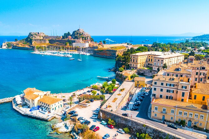 Corfu Shore Excursion with Relaxing Beach Break or Cave Boat Trip