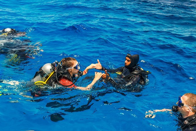 Diving in the Mediterranean sea