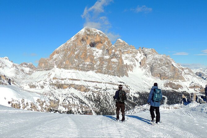 Dolomites of Cortina Winter Hiking & Sledding Experience
