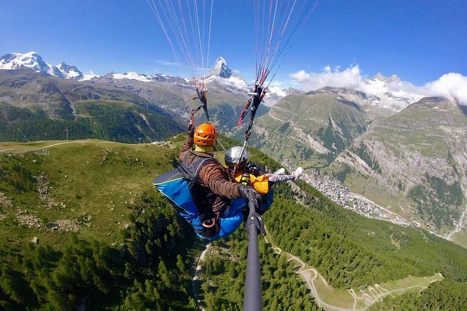 FLYMATTERHORN VIP Paragliding from Zermatt, With Matterhorn View