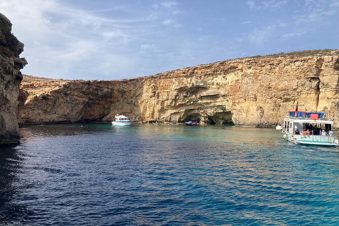 Full Day Private charter to Crystal & Blue Lagoon, Caves & Gozo
