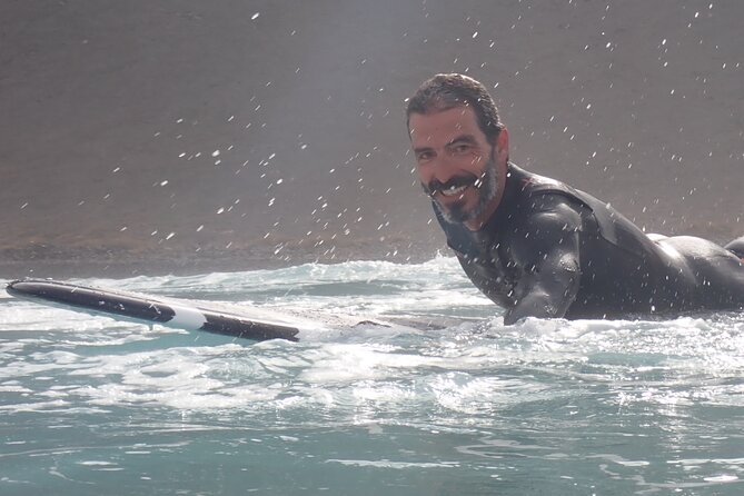 Group Longboard Surf Lesson in Lanzarote