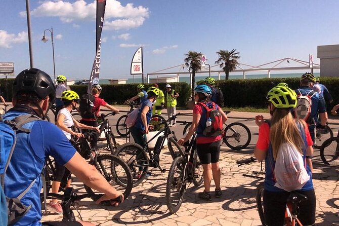 Guided E-Bike tour with food and wine tasting.