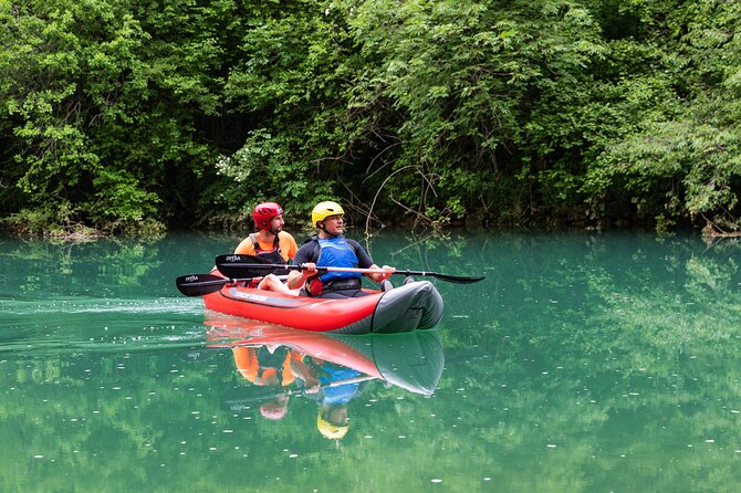 Kayaking in Mreznica Waterfalls near Slunj and Plitvice Lakes