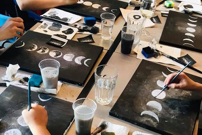 Learn to paint in Prague & sip some wine!